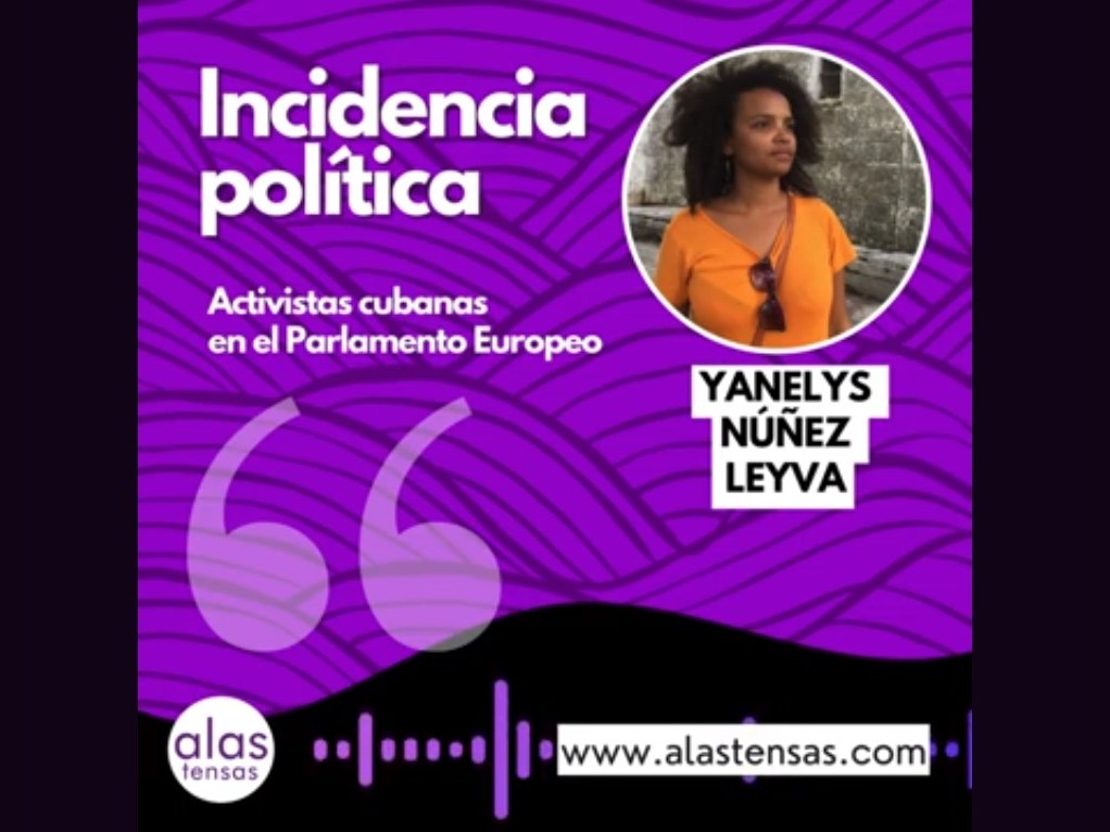 La activista Yanelys Núñez comenta sobre sus reuniones en el Parlamento ...