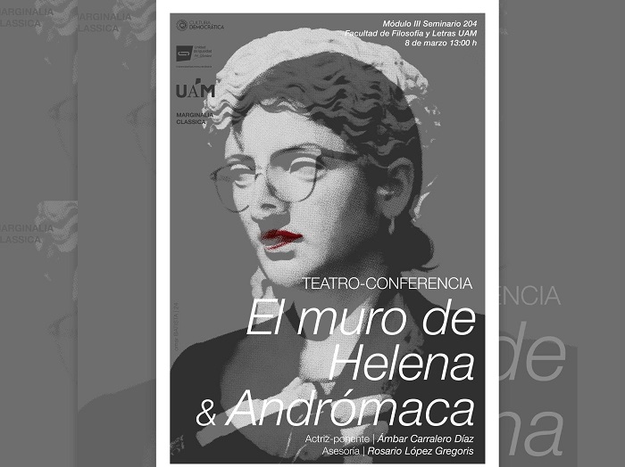 Ámbar Carralero Díaz en el muro de Helena&Andrómaca